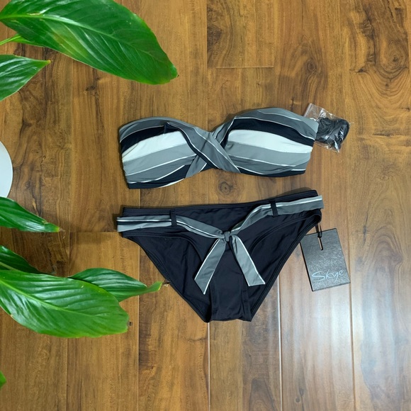 Skye Swimwear | Swim | Skye Stripe It Up Bikini Set | Poshmark